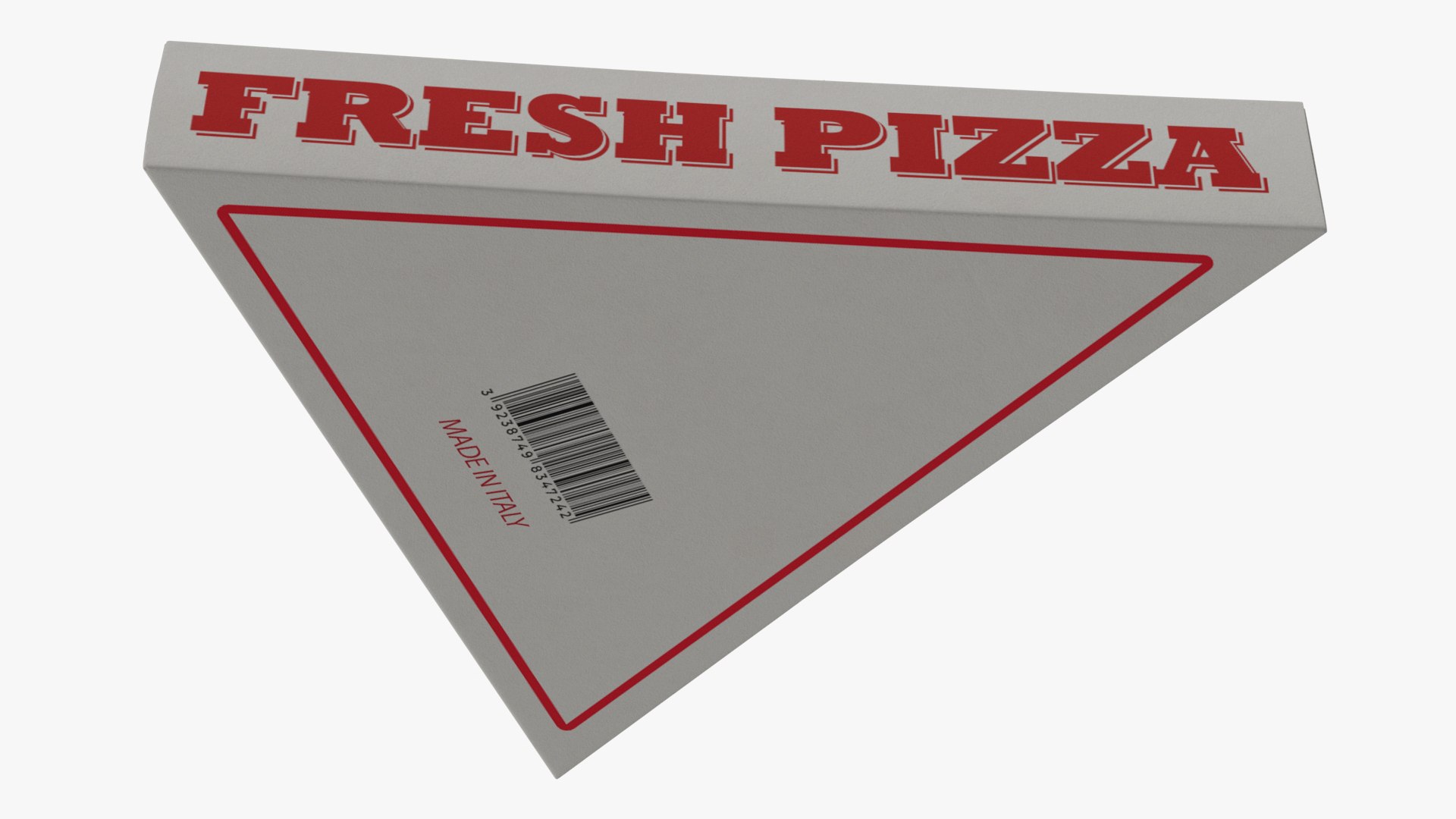 3D Triangle Pizzeria Packaging Box - TurboSquid 2156952
