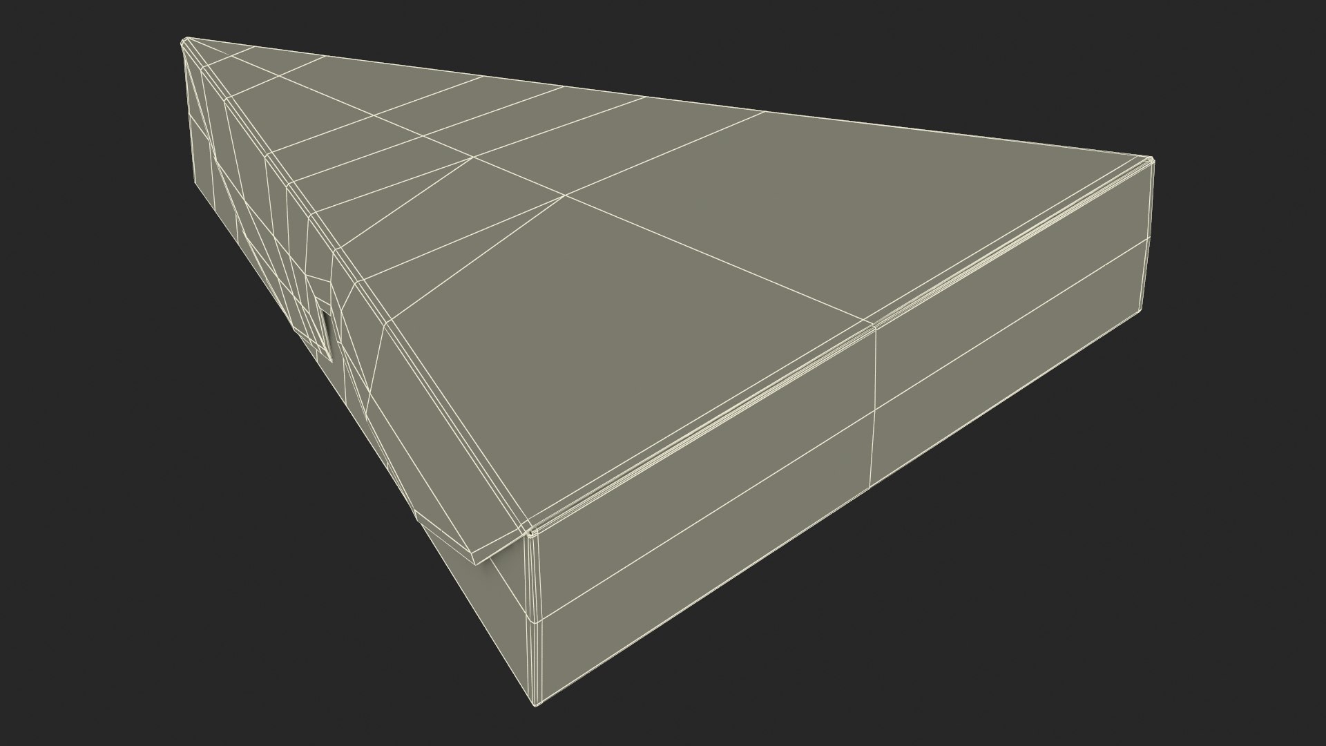 3D Triangle Pizzeria Packaging Box - TurboSquid 2156952