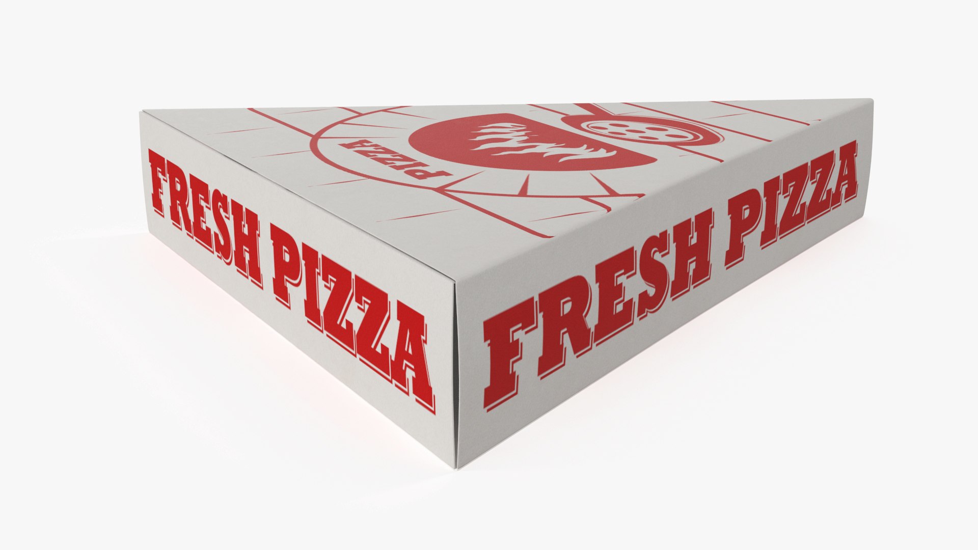 3D Triangle Pizzeria Packaging Box - TurboSquid 2156952