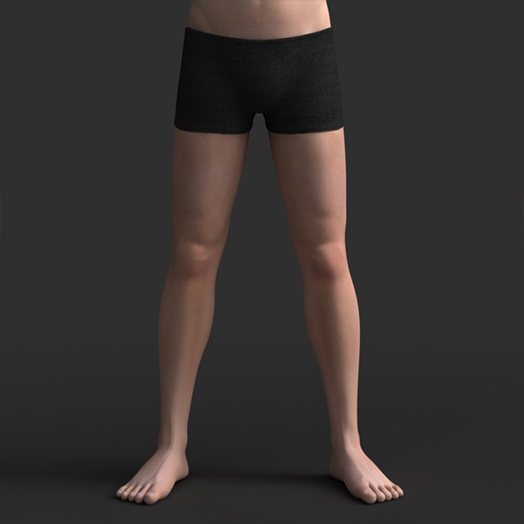 Realistic Dressed Man Adrien Max