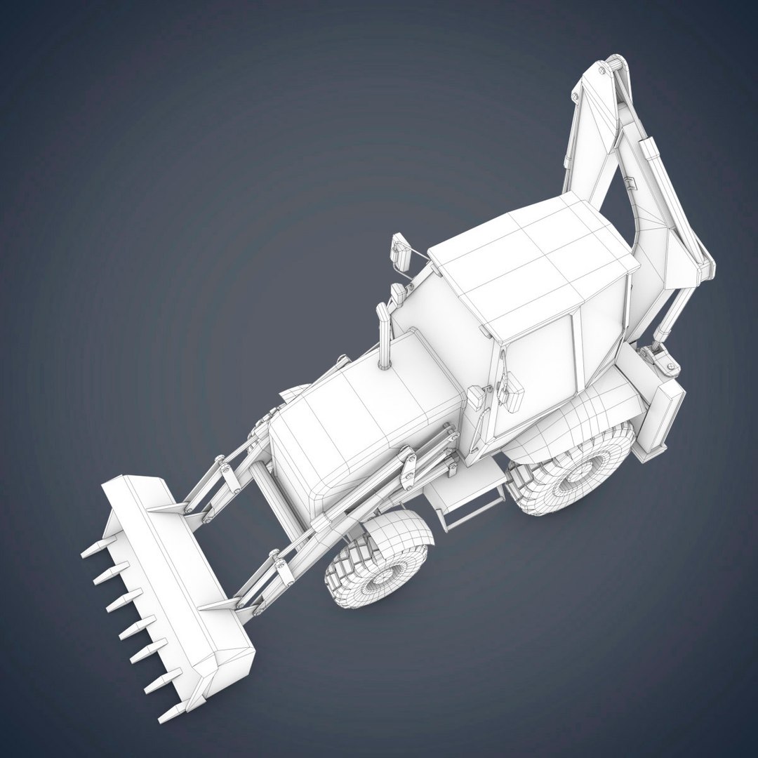 3d loader backhoe