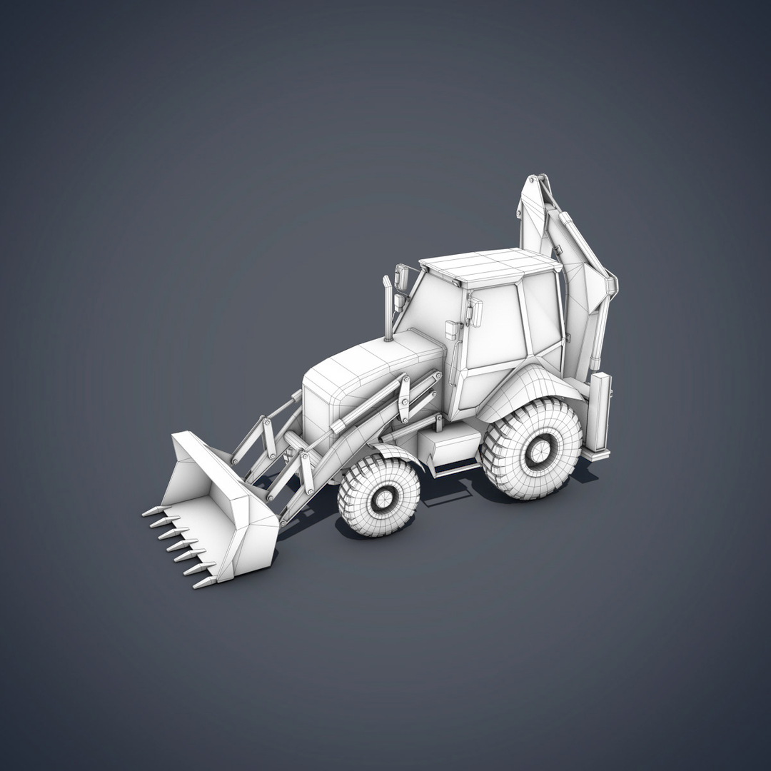 3d loader backhoe