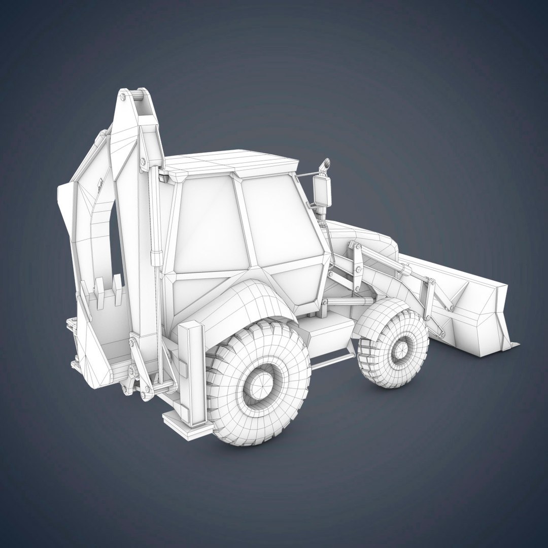 3d loader backhoe