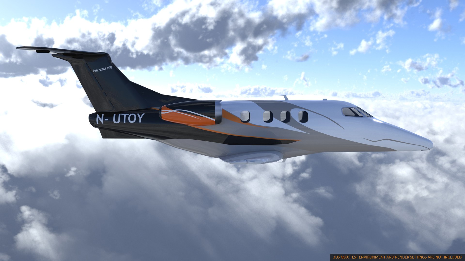 3D Embraer Phenom 100 Business Jet - TurboSquid 2283527