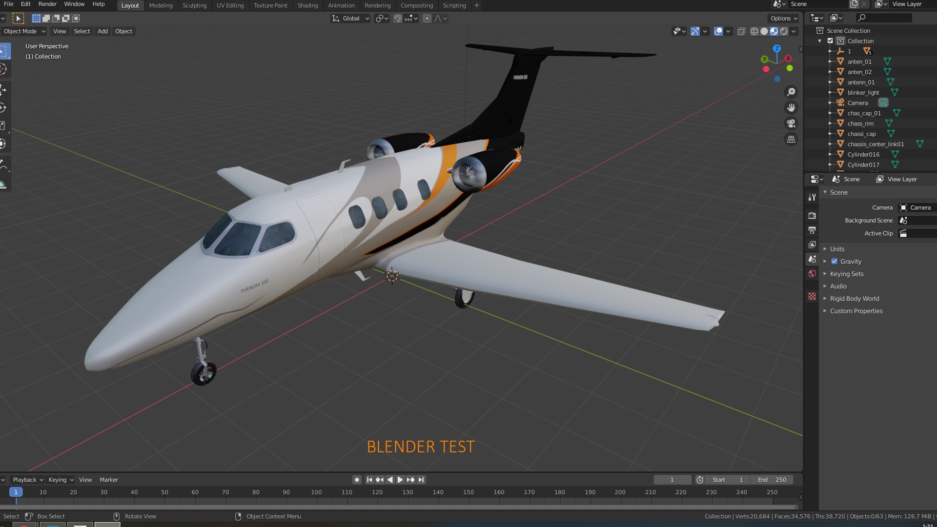3D Embraer Phenom 100 Business Jet - TurboSquid 2283527