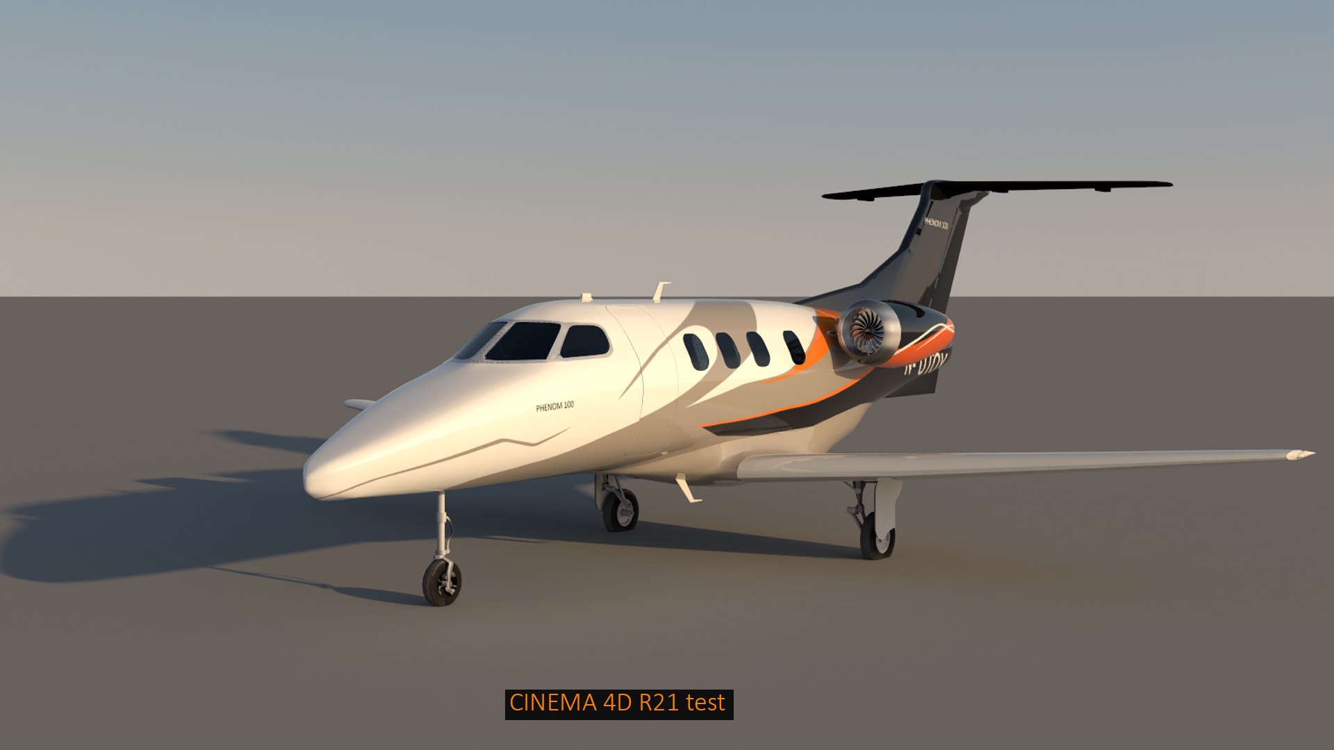 3D Embraer Phenom 100 Business Jet - TurboSquid 2283527
