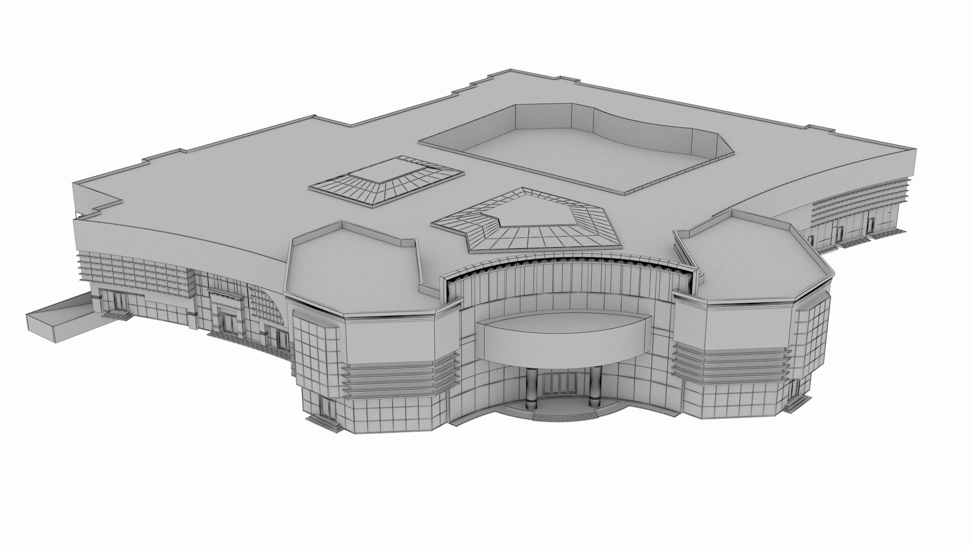 Mall 3D Model - TurboSquid 1164916