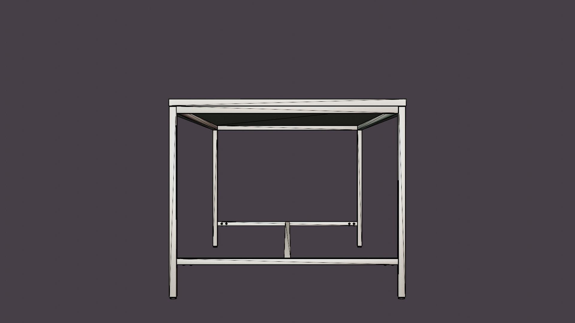 Wilmer Dining Table 180 Cm Wood Black 3D Model - TurboSquid 2233239