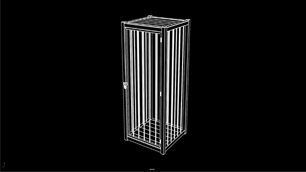 Old cage 3D - TurboSquid 1792151