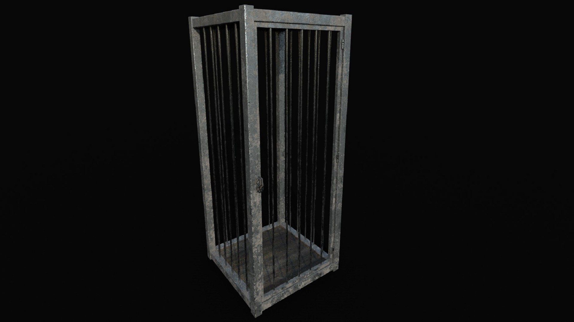 Old Cage 3D - TurboSquid 1792151