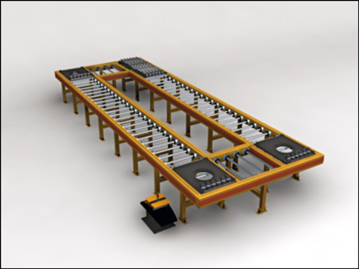 industrial machine manufacturing 3d model
