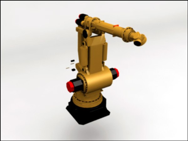 industrial machine manufacturing 3d model