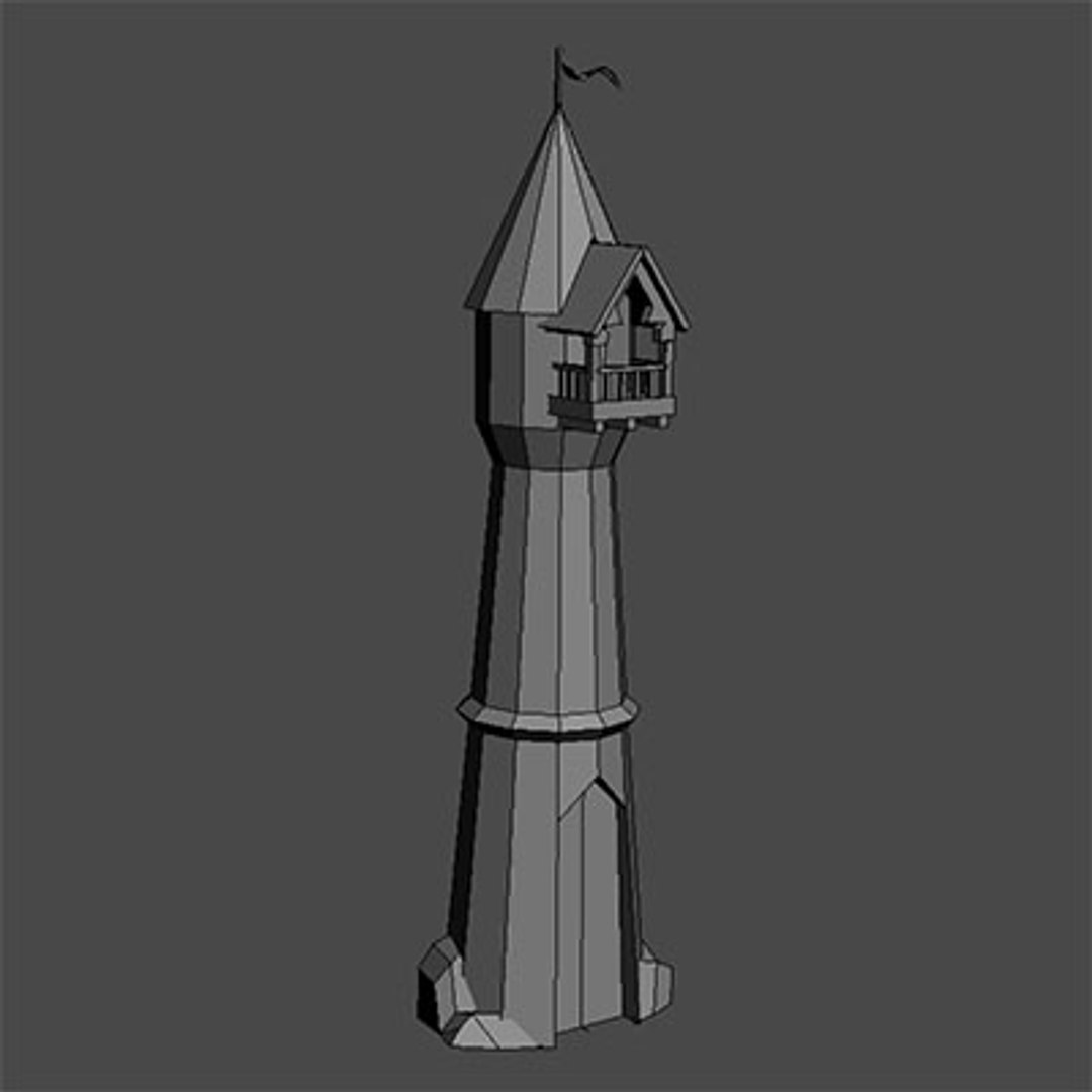 3d Model Of Archmage Tower