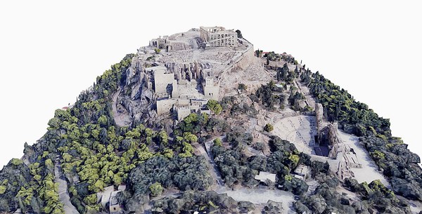 modelo 3d Acrópolis de Atenas - Partenón - TurboSquid 1840646