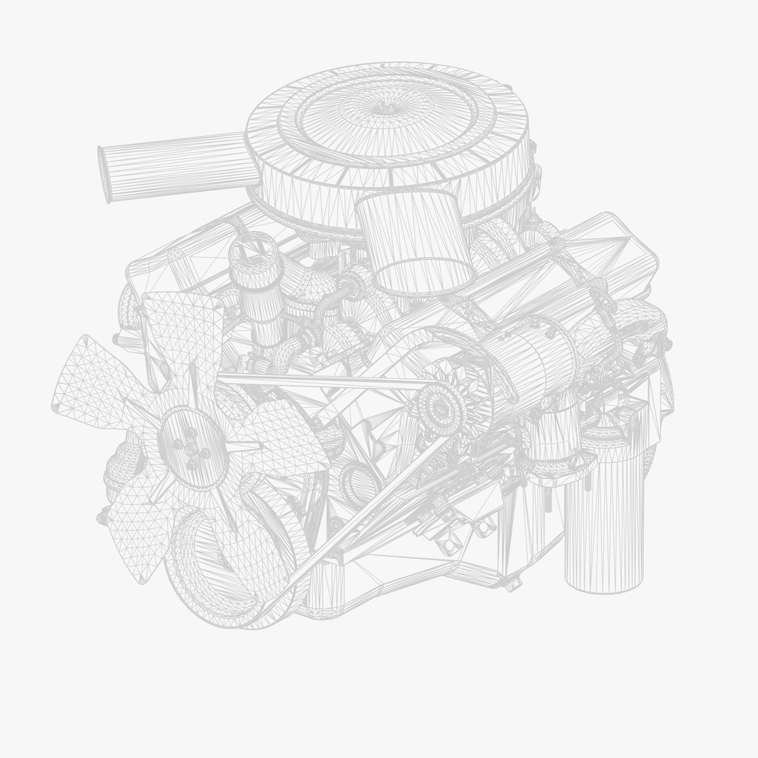 3D Engine High Poly Model - TurboSquid 2188920