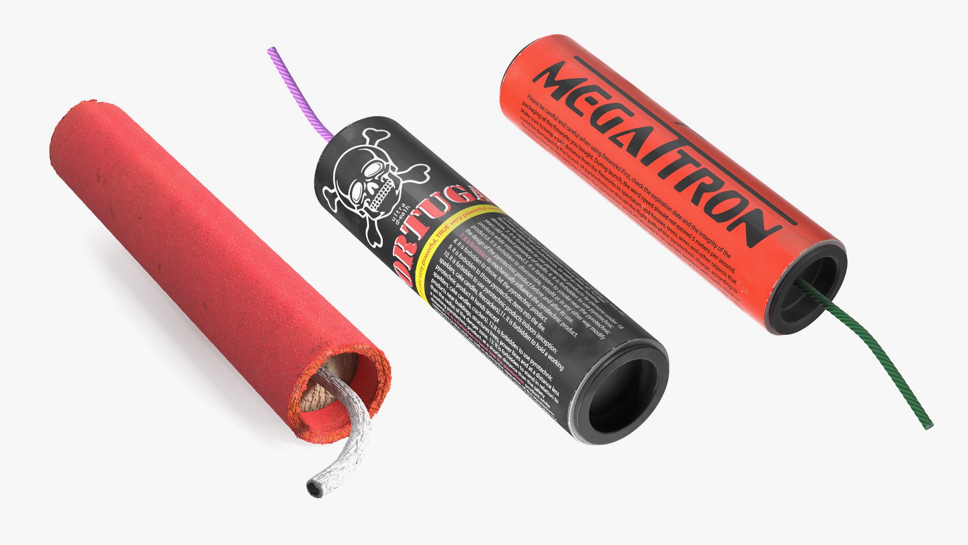 3D Firecrackers Collection Model - TurboSquid 1887139