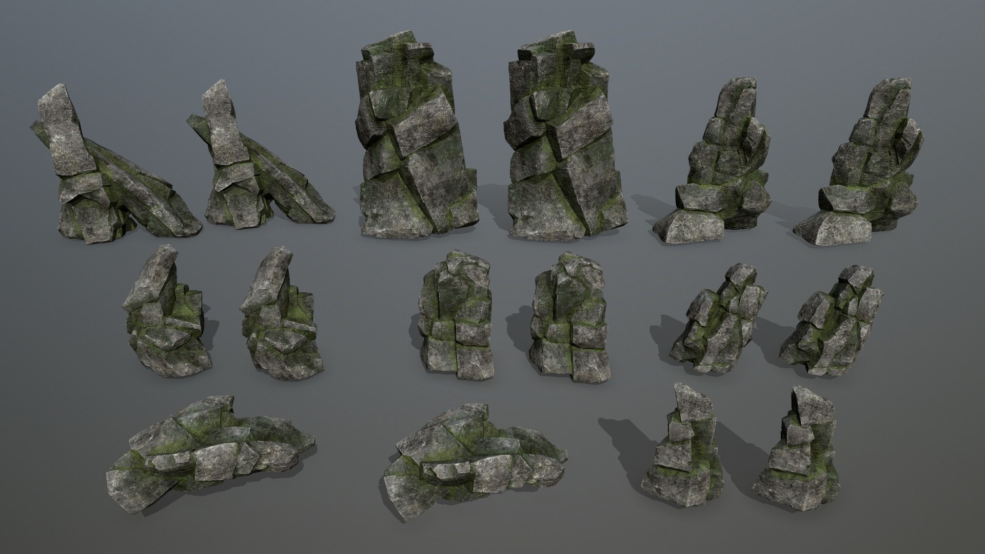 Forest Rocks 3D Model - TurboSquid 1920637