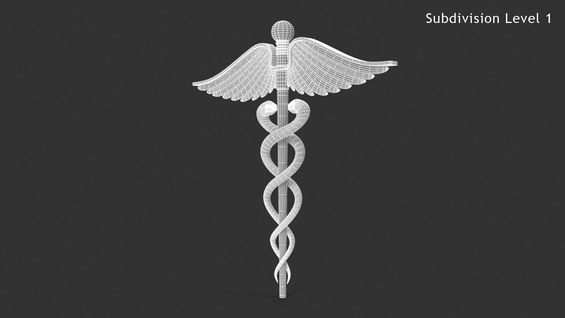Caduceus 3d Model