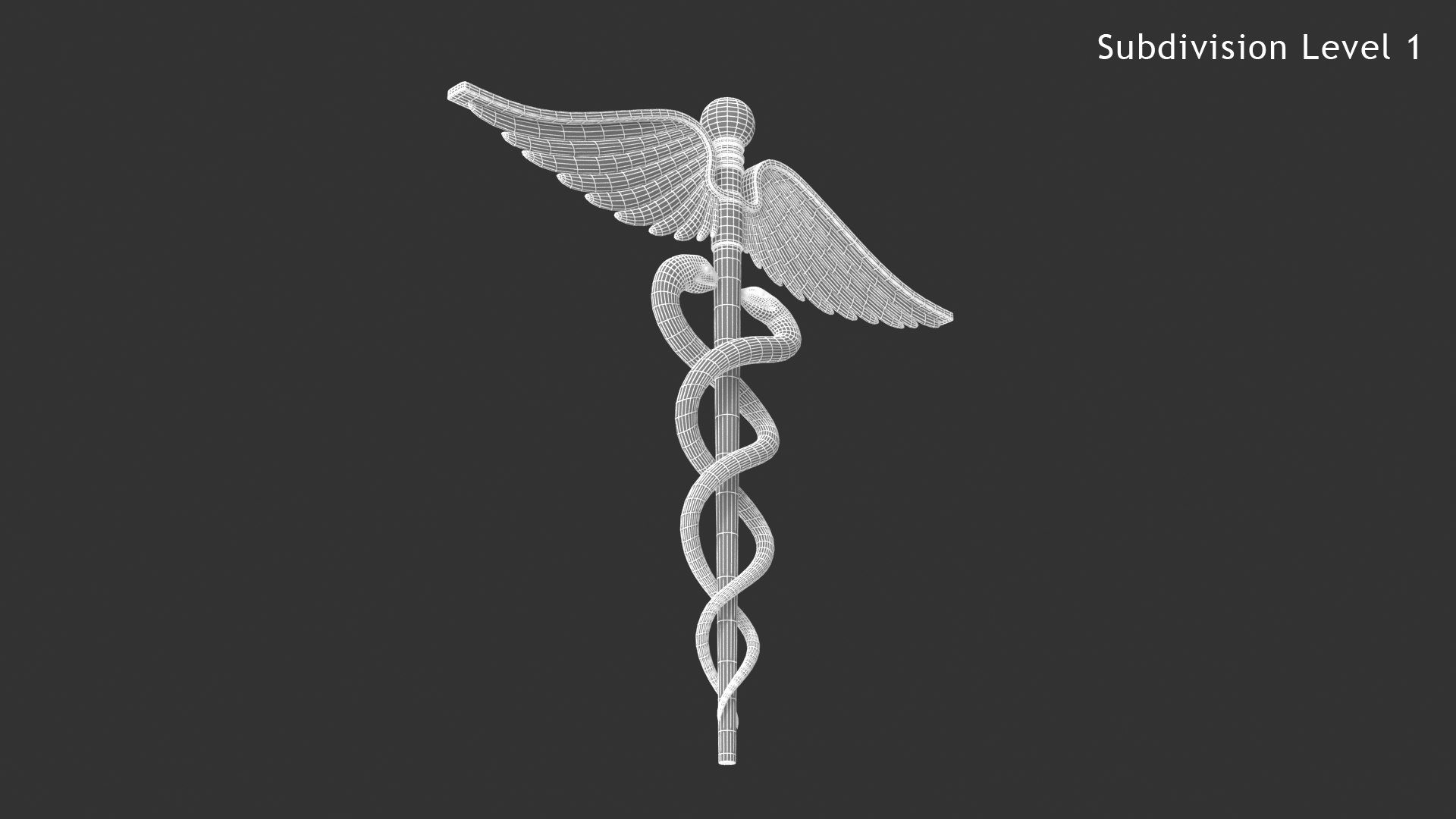 Caduceus 3d Model