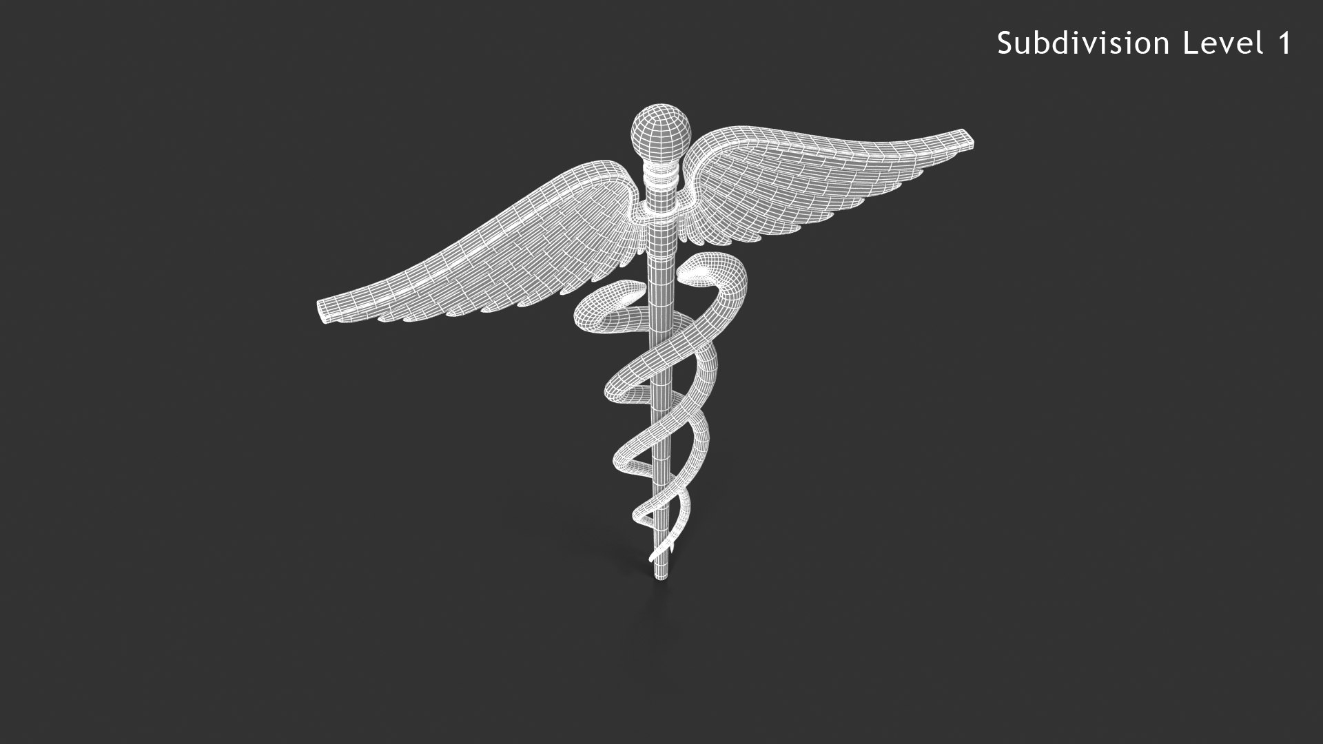 Caduceus 3d Model