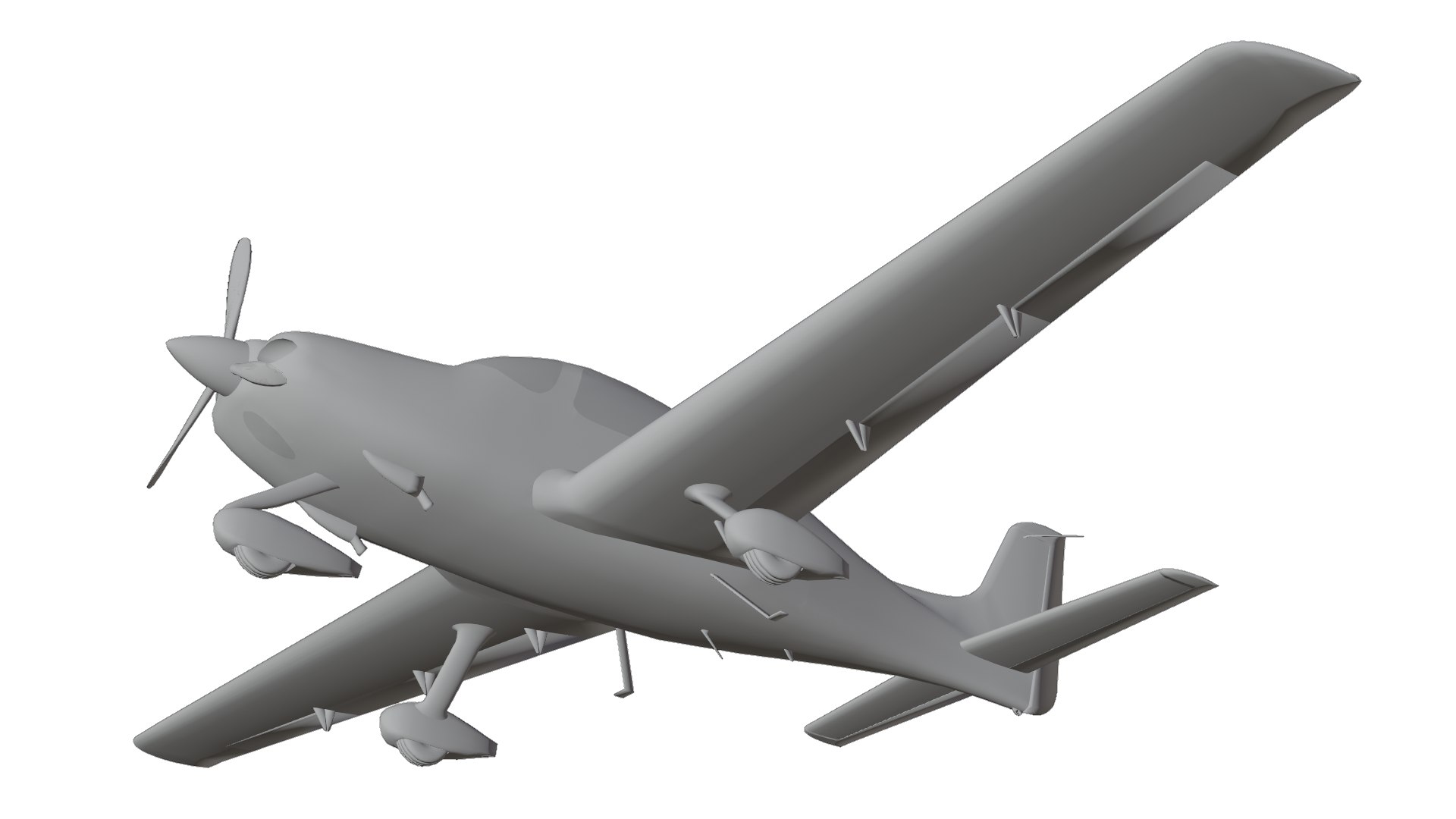 3D Cirrus SR22 Model - TurboSquid 2237158