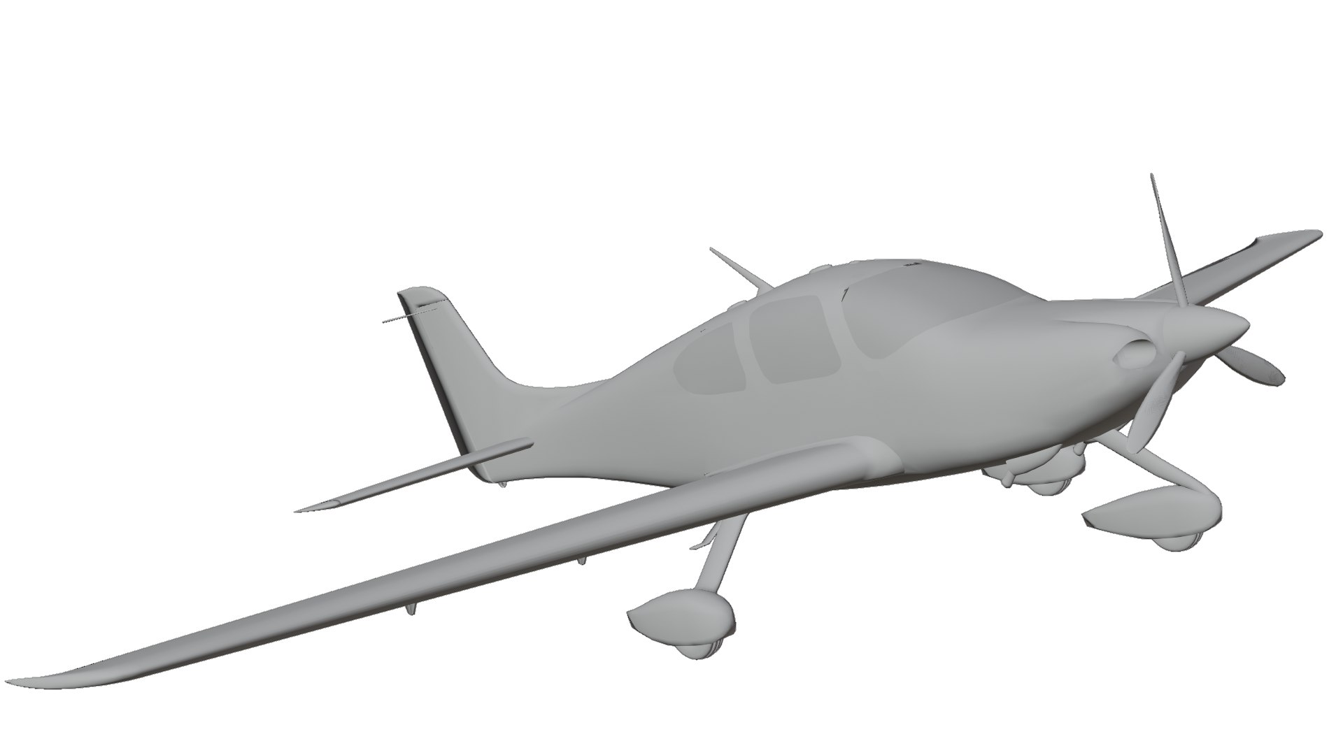 3D Cirrus SR22 Model - TurboSquid 2237158