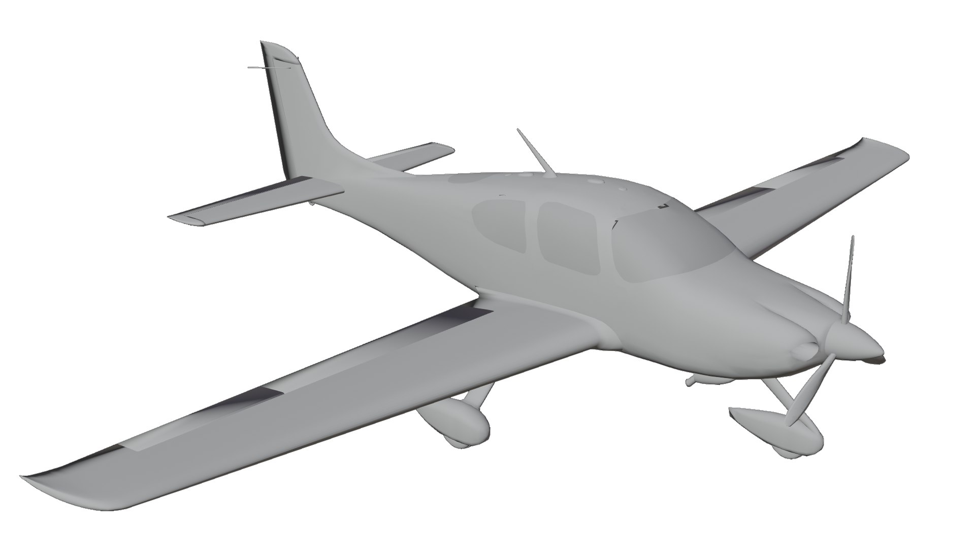 3D Cirrus SR22 Model - TurboSquid 2237158