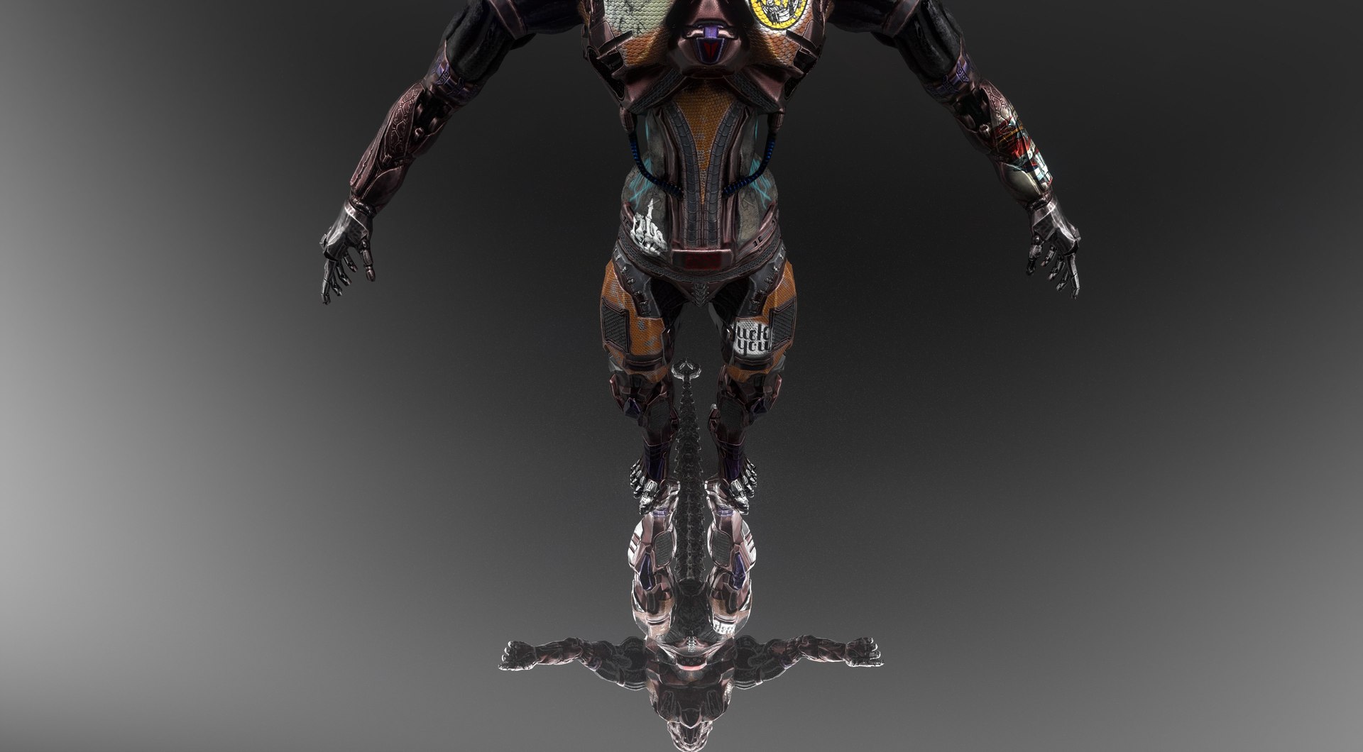 3D Cyborg Pbr - Model - TurboSquid 1441461