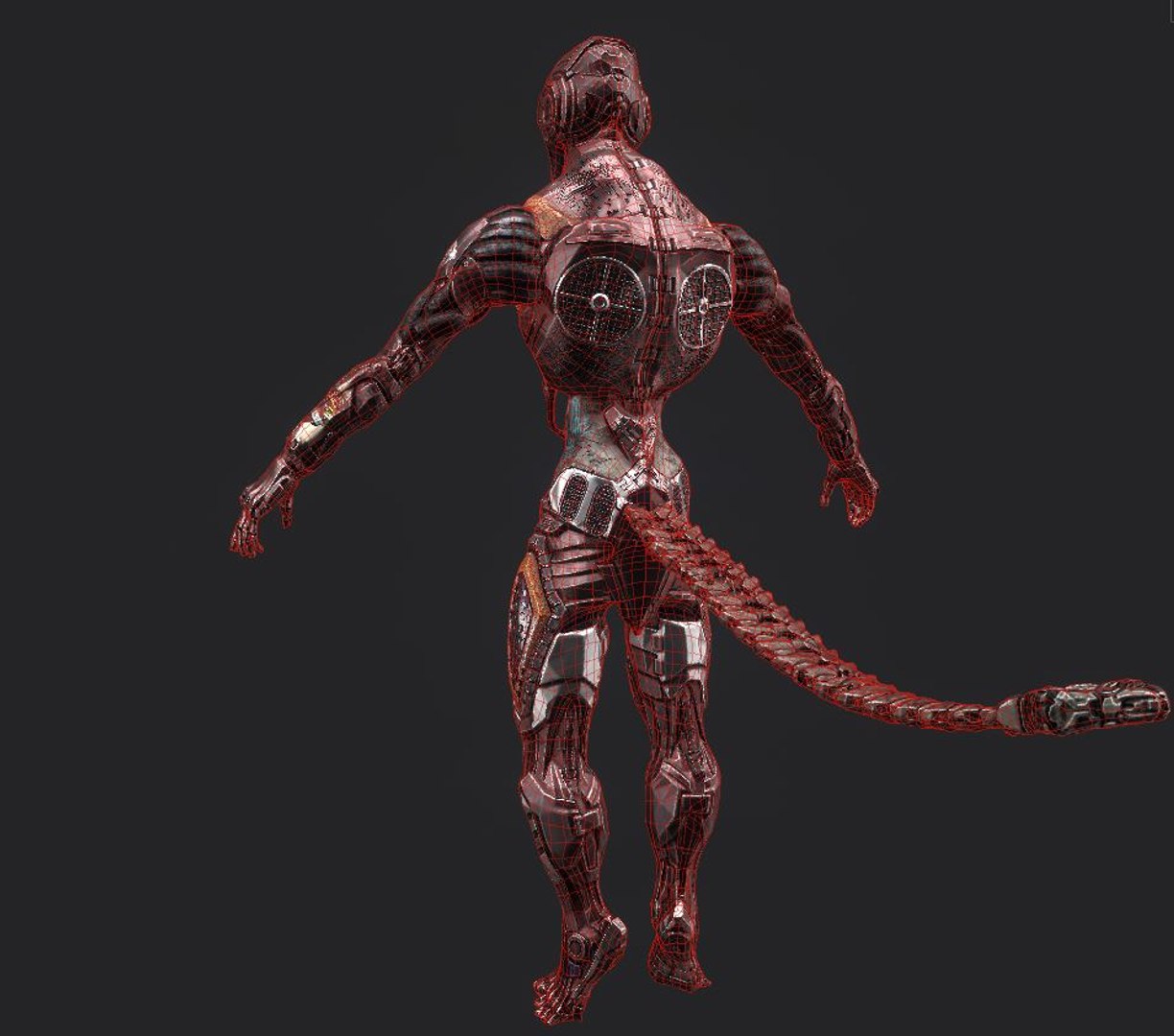 3D Cyborg Pbr - Model - TurboSquid 1441461