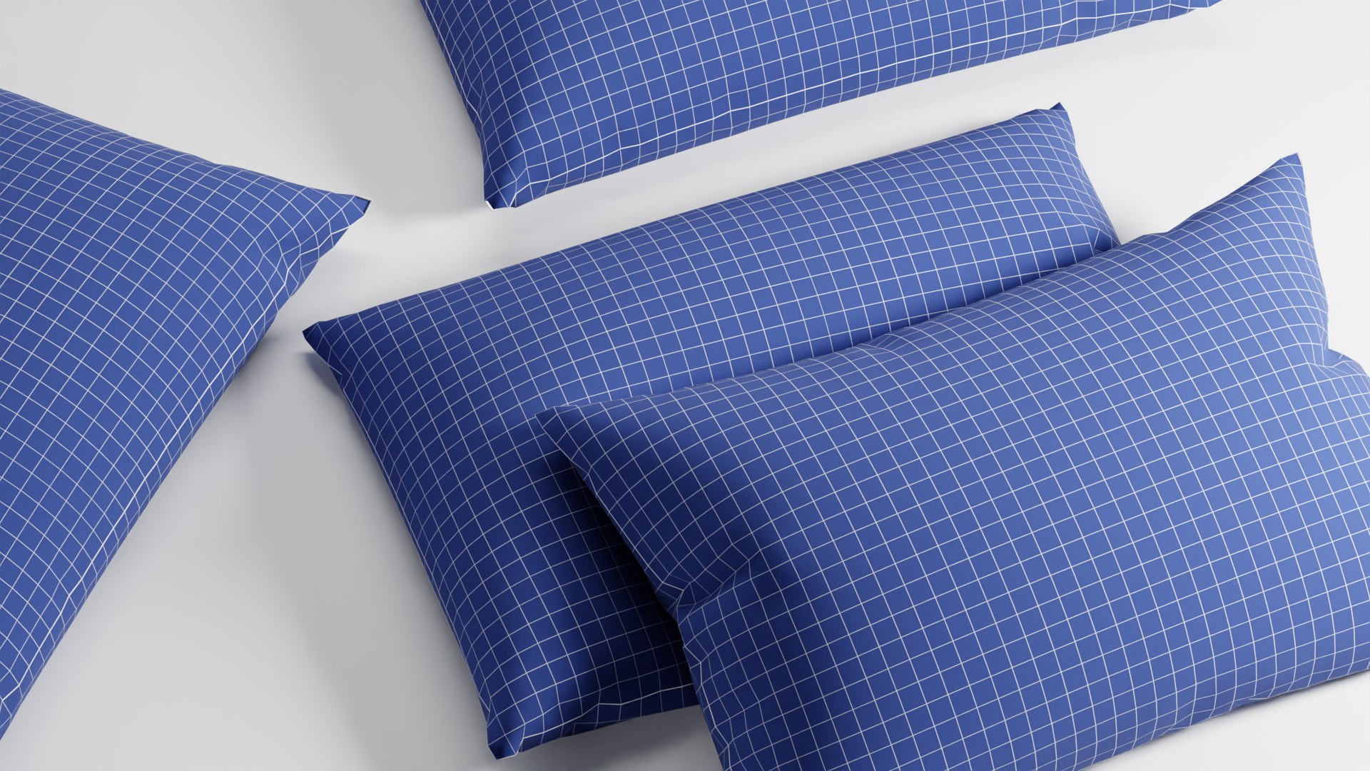 3D Realistic 4 PIllow And Cushion Set Model - TurboSquid 2320768