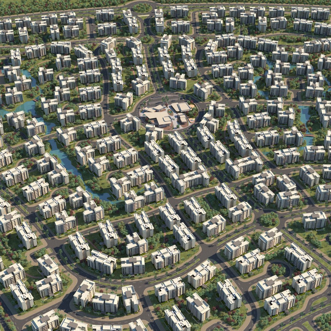 Neighborhood 3D Model - TurboSquid 1997614