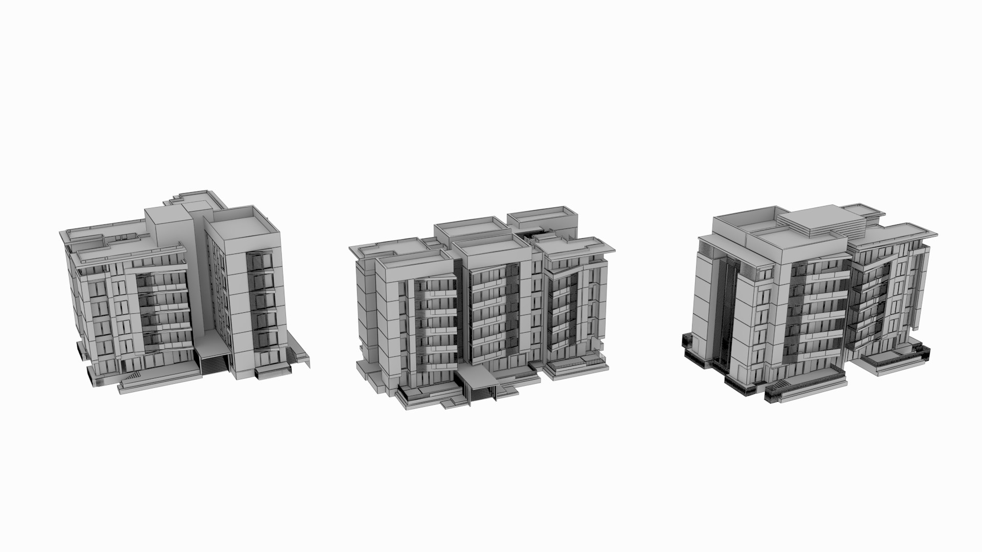 Neighborhood 3D Model - TurboSquid 1997614