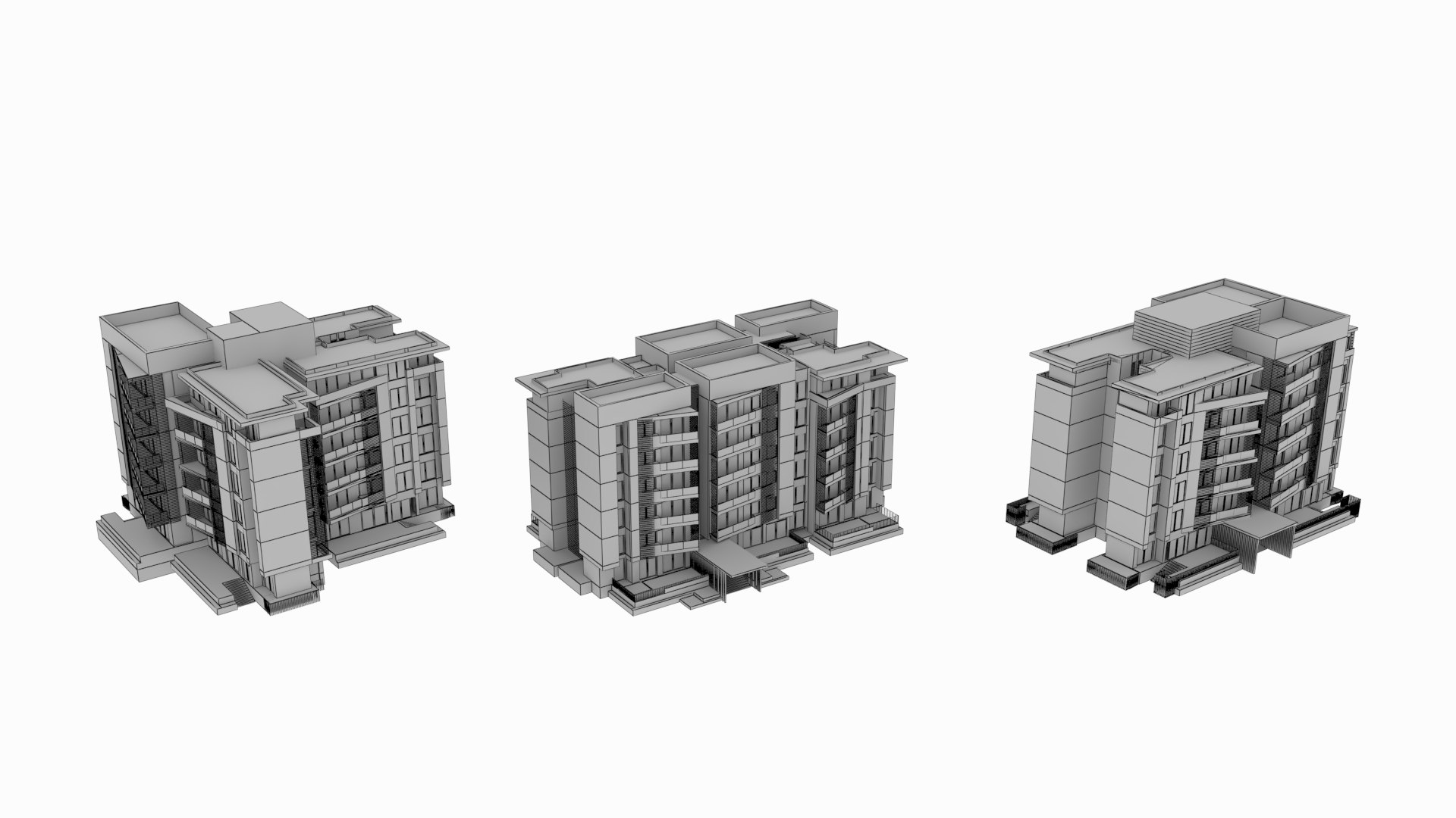 Neighborhood 3D Model - TurboSquid 1997614