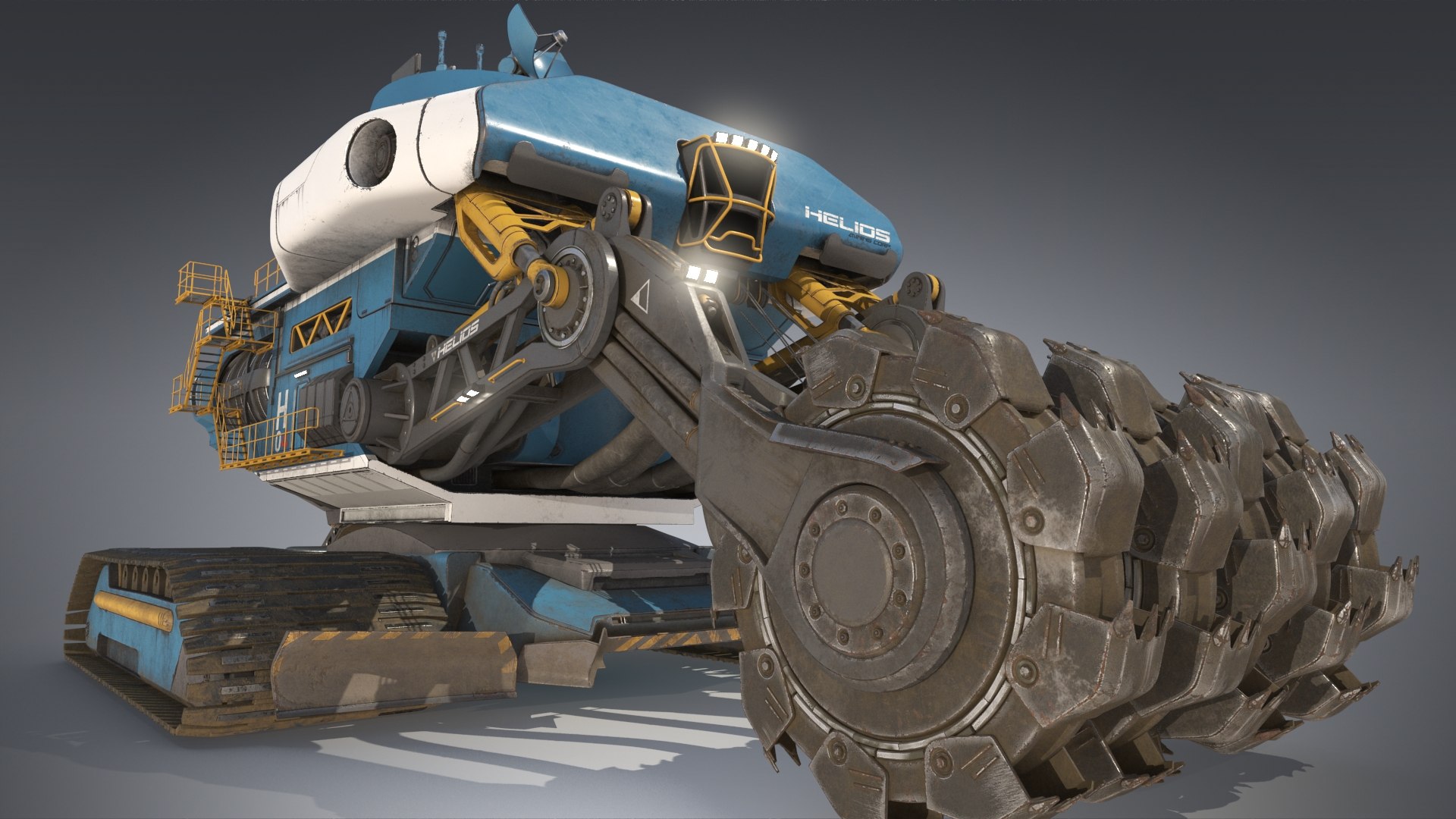 3D Model Sci-fi Harvester - TurboSquid 1471114