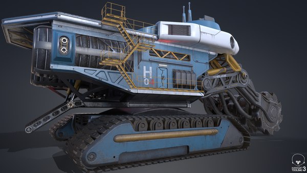 3D model sci-fi harvester - TurboSquid 1471114