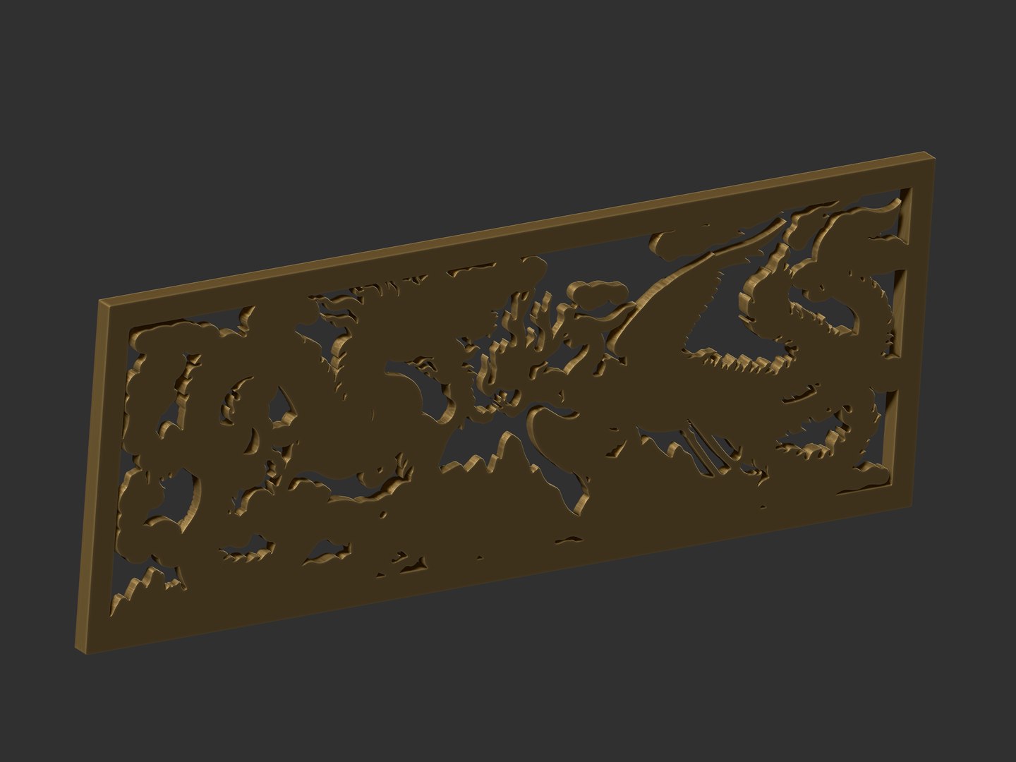 3D Model Dragon And Phoenix - TurboSquid 2037917