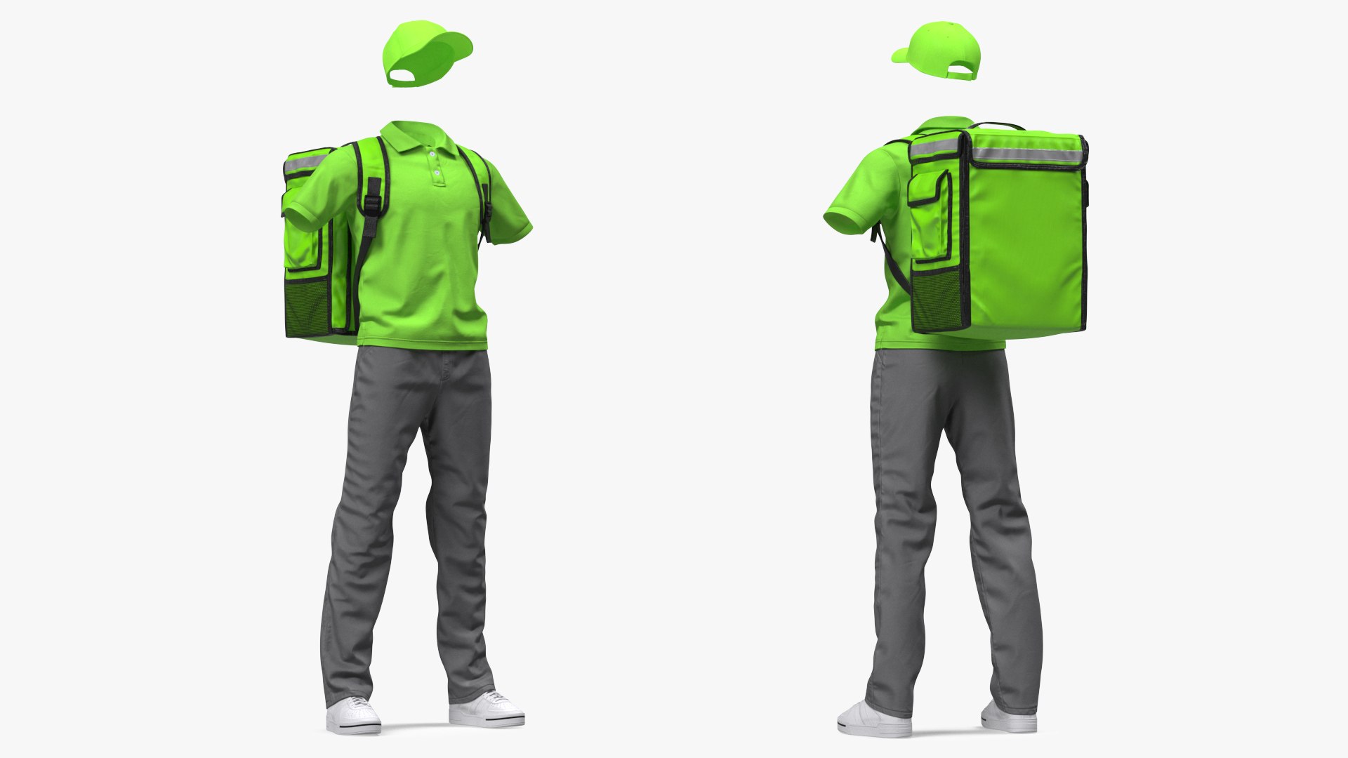 Food Delivery Uniform 3D model - TurboSquid 1822094