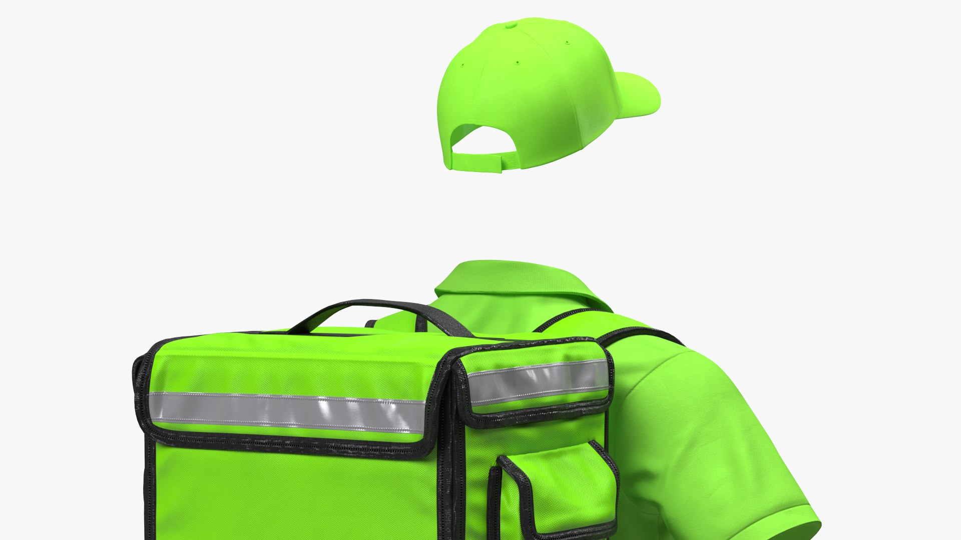 Food Delivery Uniform 3D model - TurboSquid 1822094