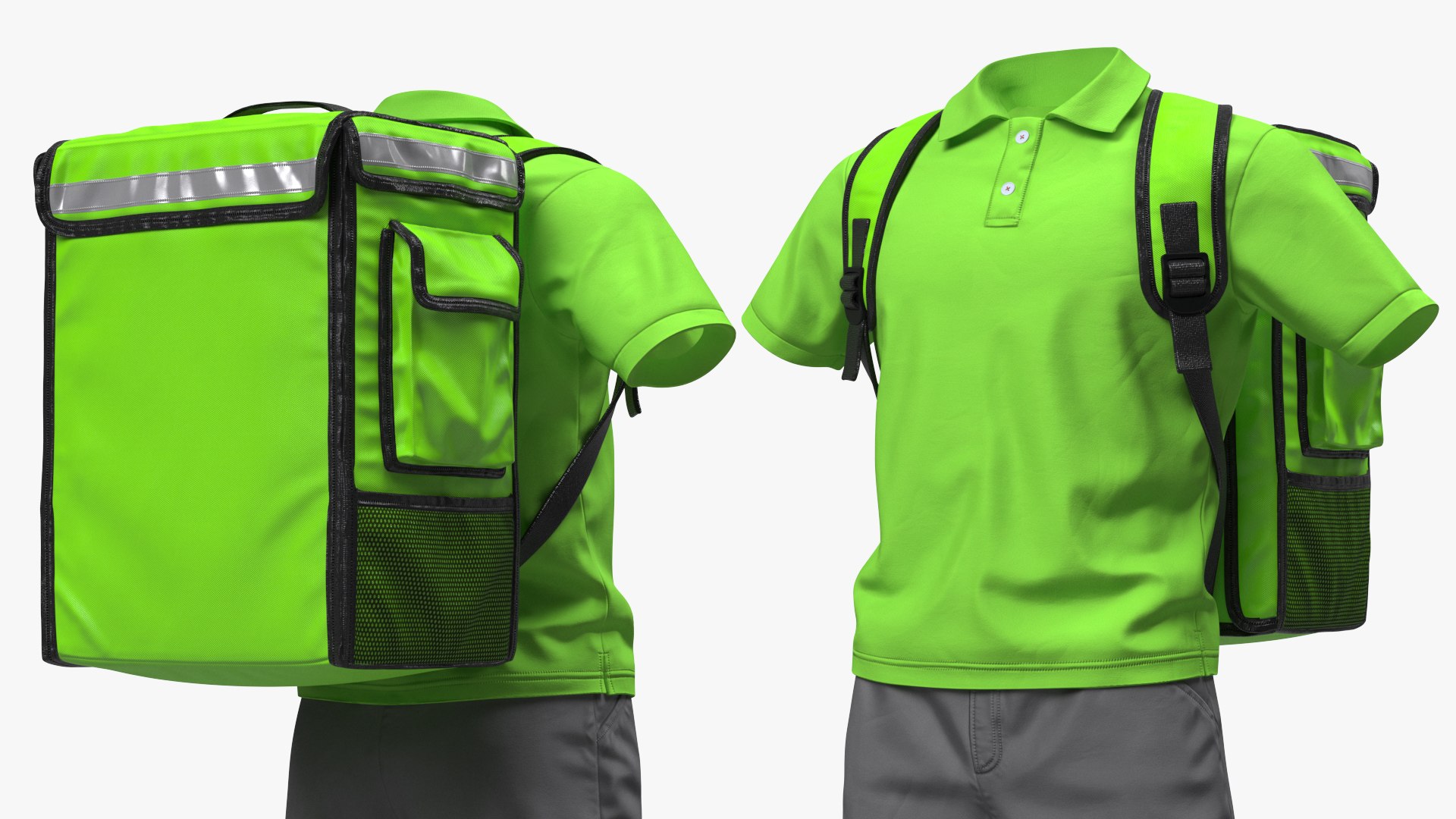 Food Delivery Uniform 3D model - TurboSquid 1822094