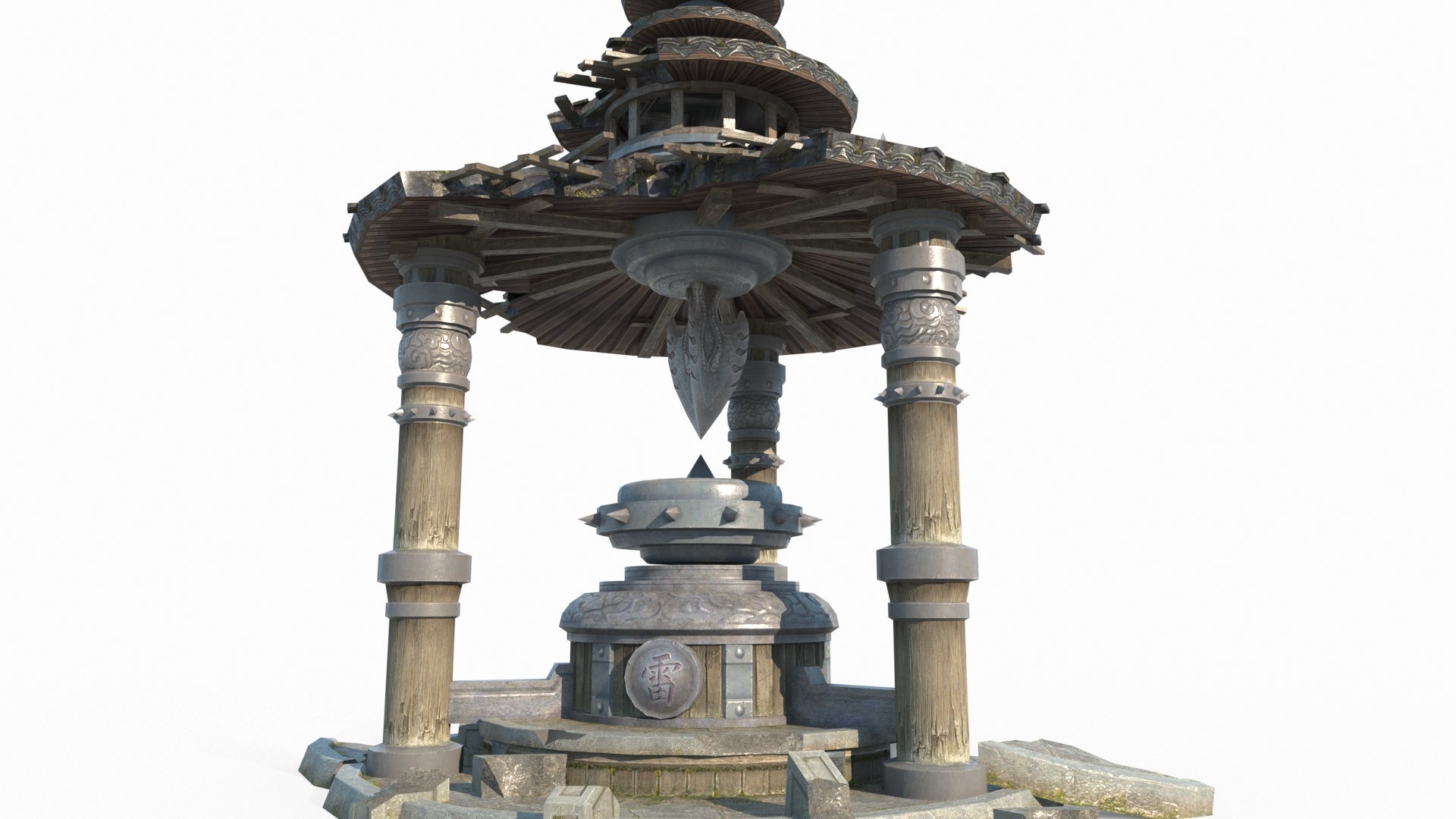 Ancient Alchemy Equipment Lightning Collector 3D Model - TurboSquid 2086969