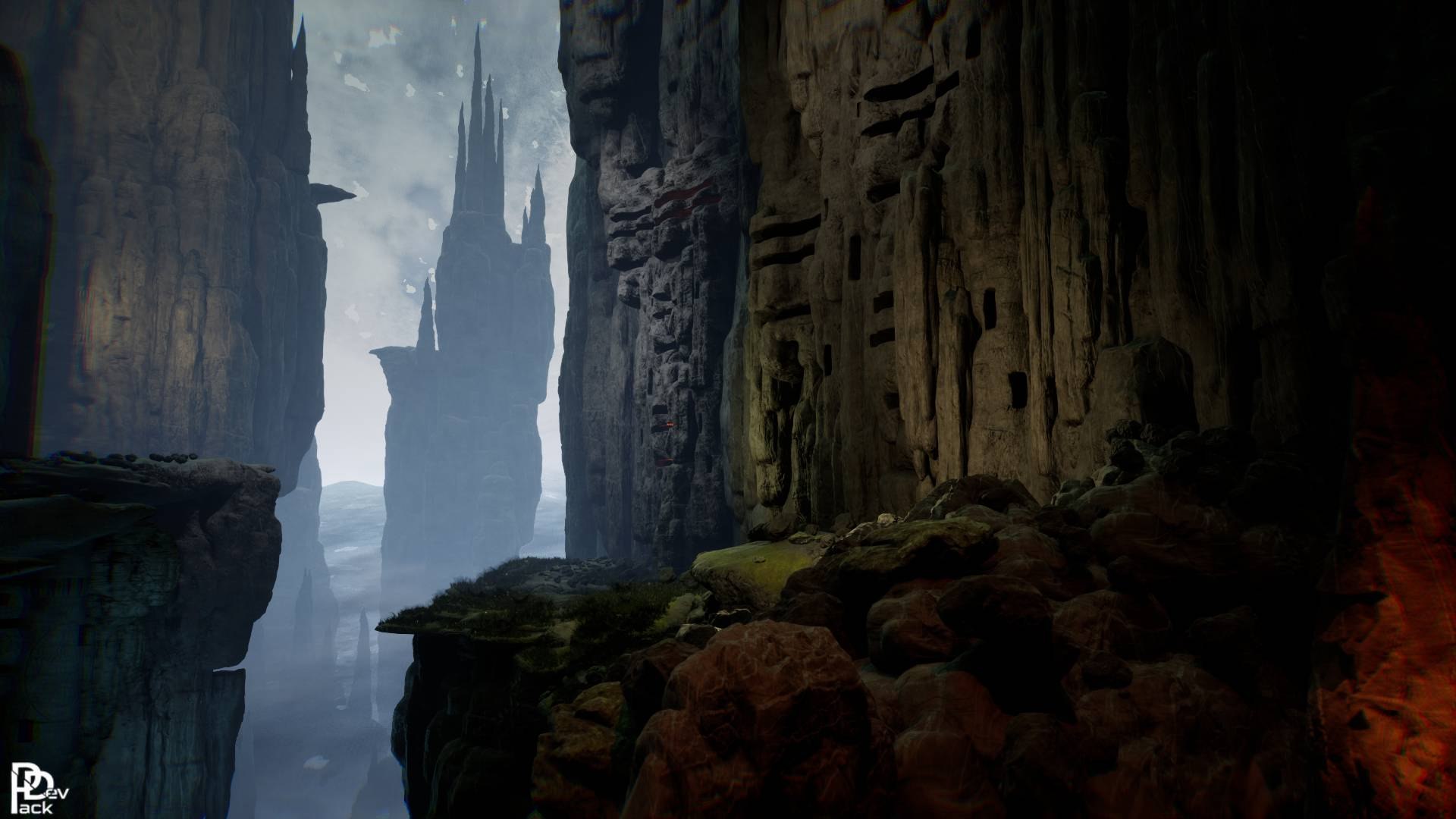 3D Stone Chasm 16 Assets Model - TurboSquid 2198657