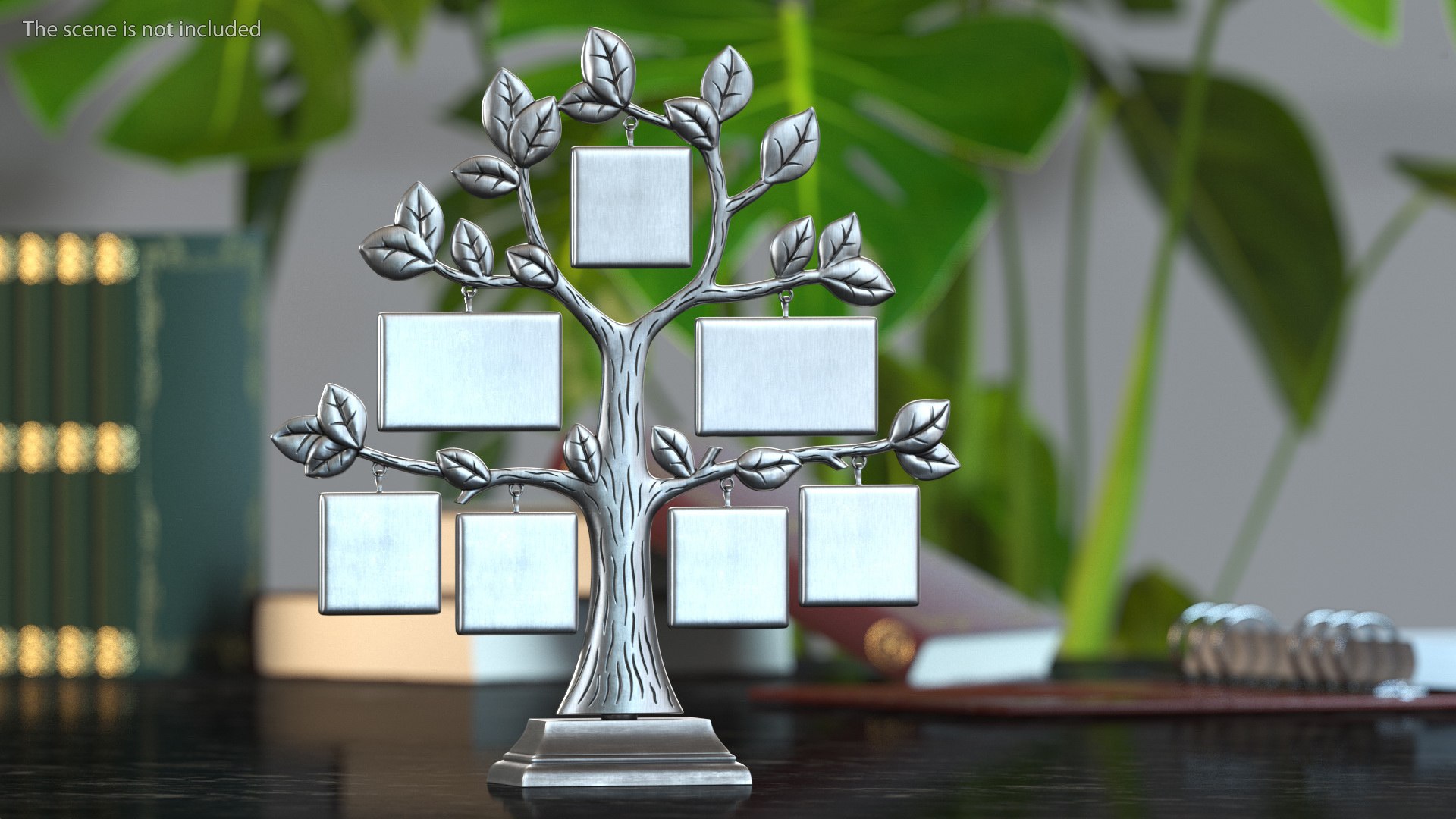 3D Model Silver Family Tree Picture Frame - TurboSquid 1969603