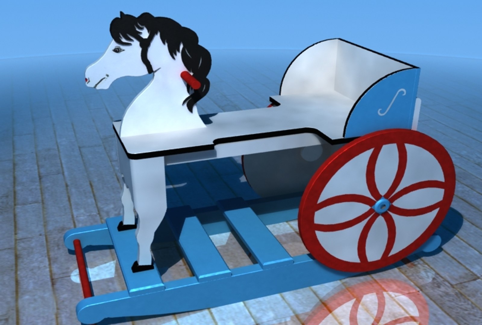 Free Max Mode English Rocking Horse