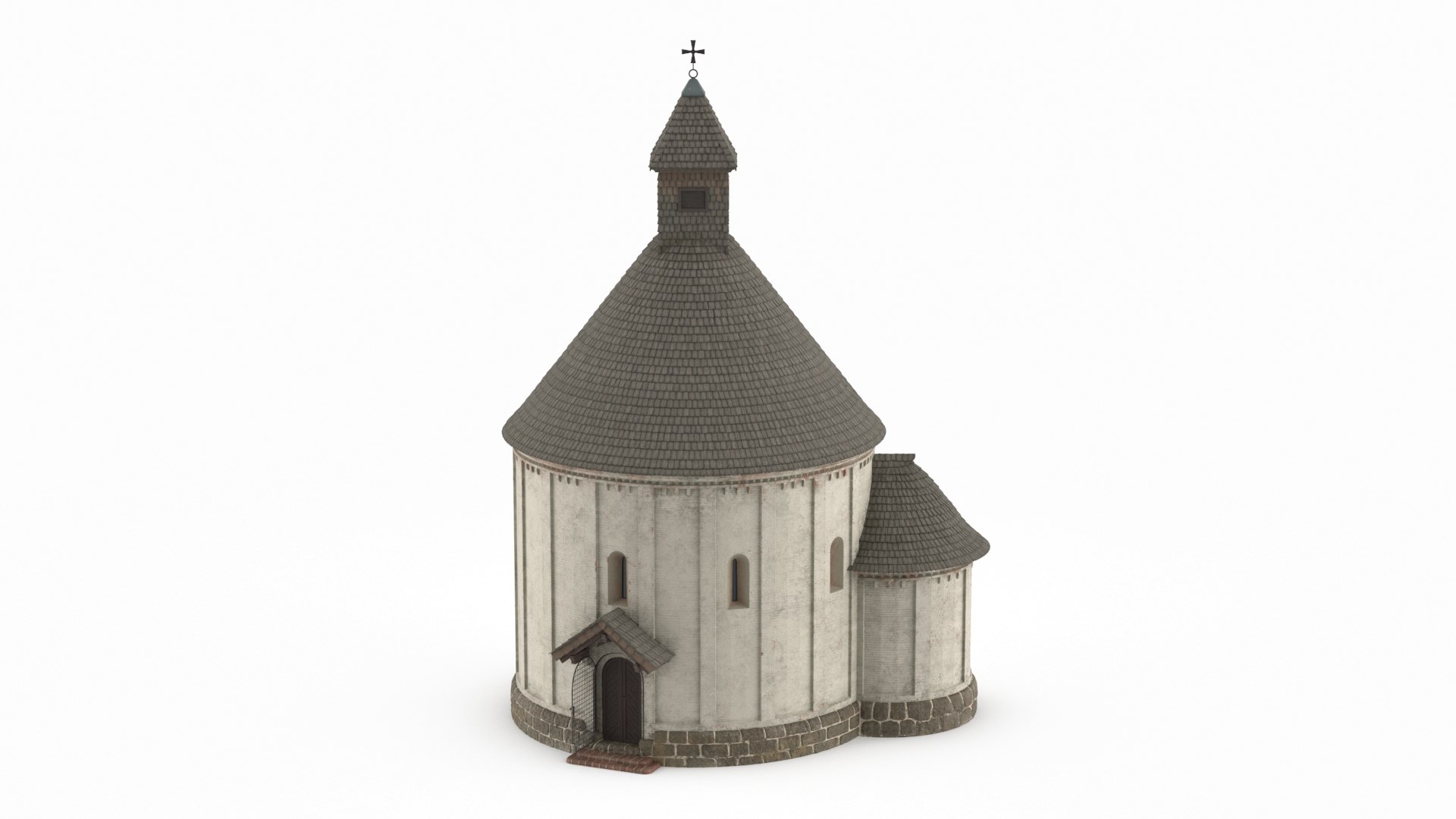 modèle 3D de Église ronde romane - TurboSquid 2448522
