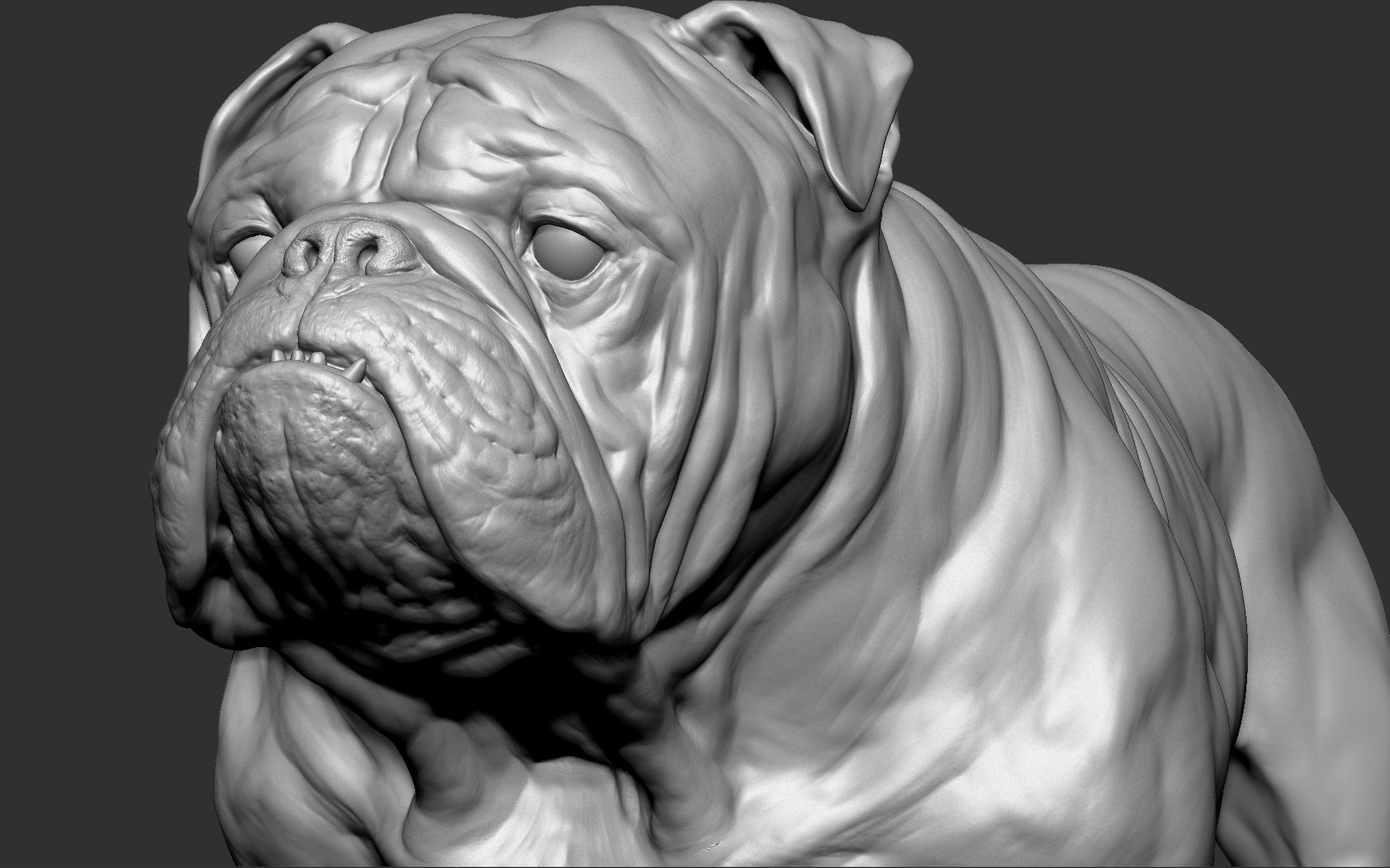English Bulldog Dog Vfx 3D - TurboSquid 1461982