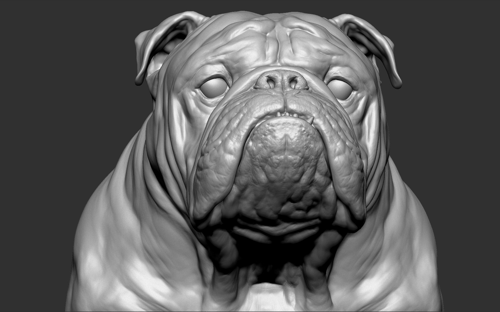 English Bulldog Dog Vfx 3D - TurboSquid 1461982