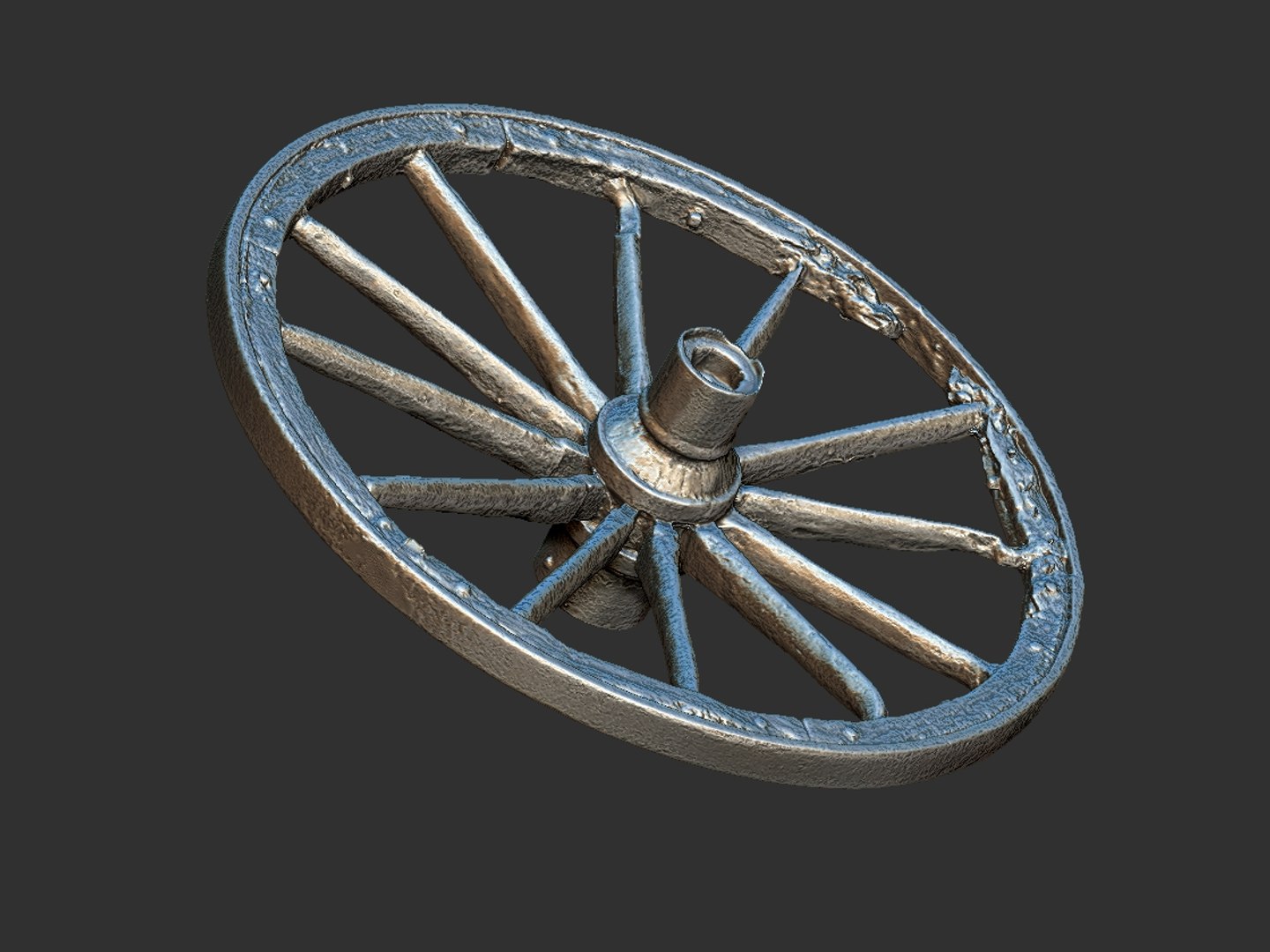 3D model old wheel hd 8k - TurboSquid 1626133