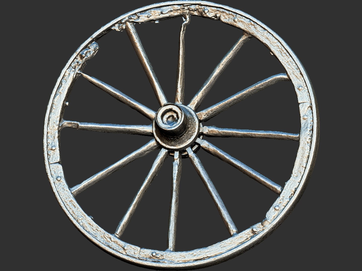 3D model old wheel hd 8k - TurboSquid 1626133