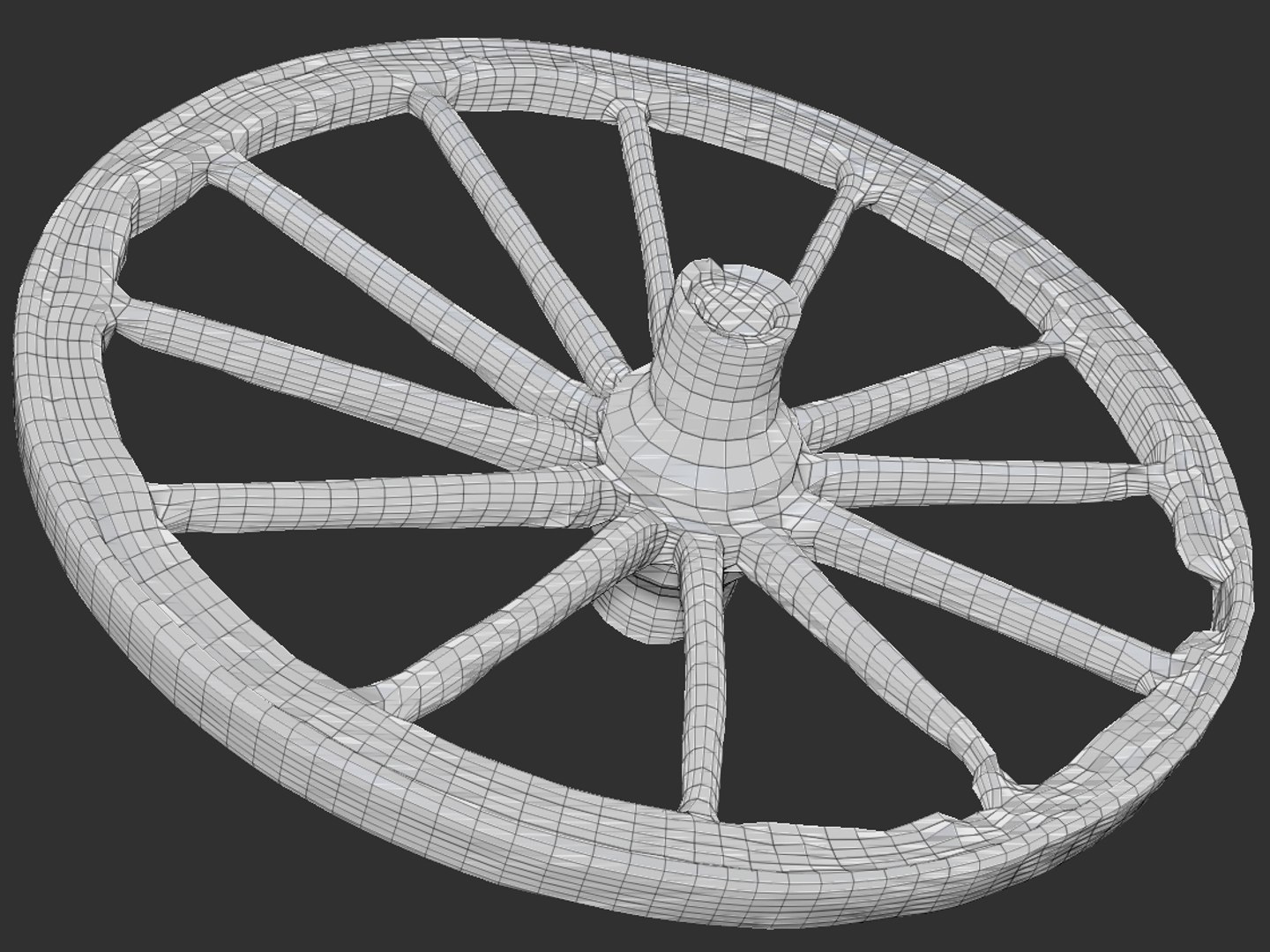 3D model old wheel hd 8k - TurboSquid 1626133