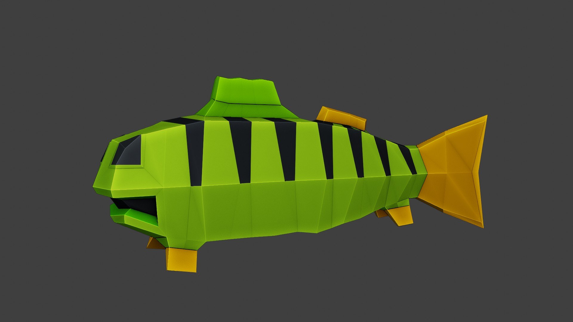 Rigged And Animated LowPoly Fish 3D Model - TurboSquid 1867256